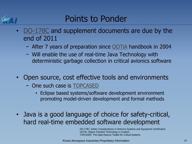 T 50 Avionics Embedded Software Development Using Java Ppt 