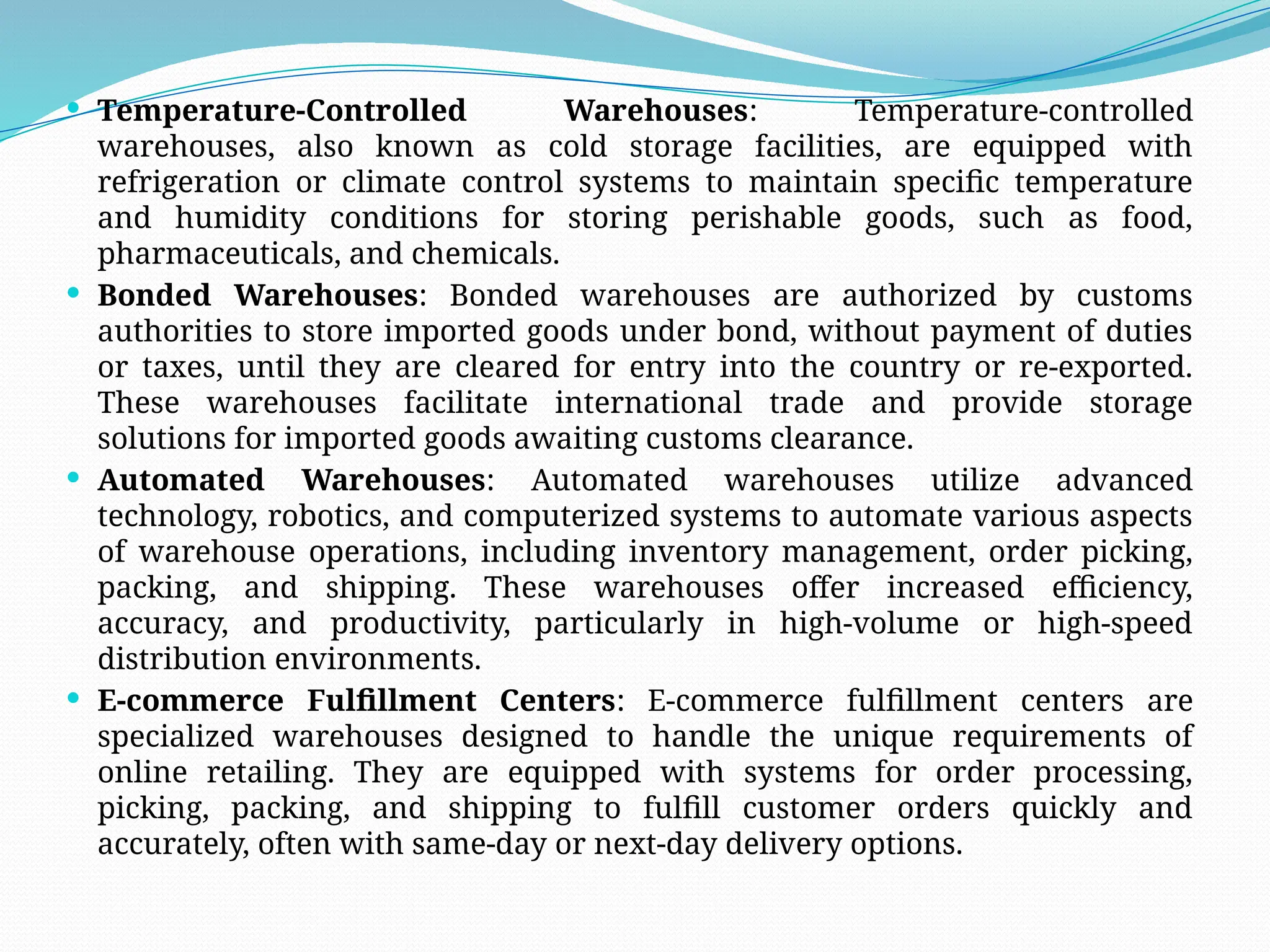 WAREHOUSE MANAGEMENT PPT FOR BBA AND MBA STUDENTS | PPTX