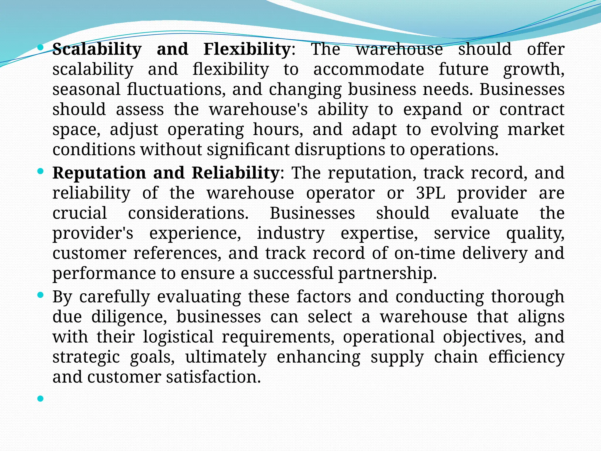 WAREHOUSE MANAGEMENT PPT FOR BBA AND MBA STUDENTS | PPTX