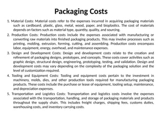 T-6 Packaging.pptx PACKAGING PPT FOR BBA AND MBA STUDENTS | PPTX