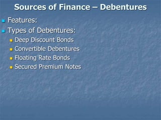 T- 7 Sources of Finance (2).ppt