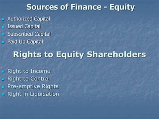 T- 7 Sources of Finance (2).ppt