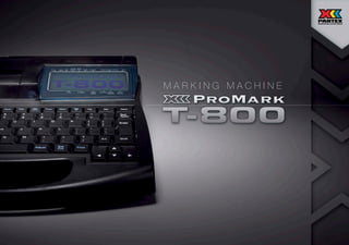 Marking Machine ProMark T-800 | PDF