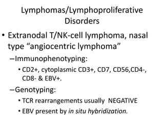 T cell and NK-cell neoplasms | PPTX