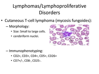 T cell and NK-cell neoplasms | PPTX