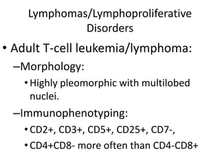 T cell and NK-cell neoplasms | PPTX