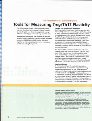 BD Flow Cytometry: T-Cell Research Brochure | PDF | Biotech and ...