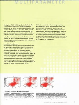 BD Flow Cytometry: T-Cell Research Brochure | PDF | Biotech and ...