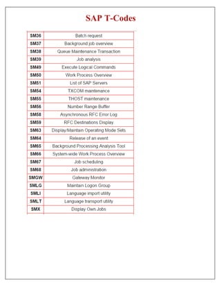 T codes | PDF