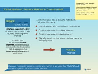 T coffee algorithm dissection | PDF