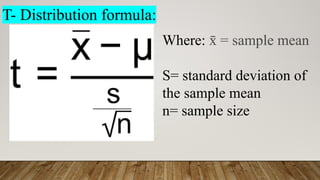 T-Distribution General Mathematics .pptx