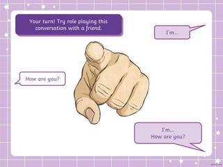 First English Class: Saying hello! Lesson for beginners | PPTX