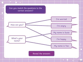 First English Class: Saying hello! Lesson for beginners | PPTX