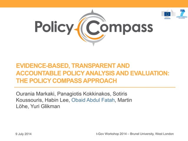 Policy Compass t-Gov 2014 Presentation | PDF