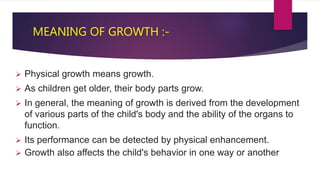 T - Growth and Development | PPTX
