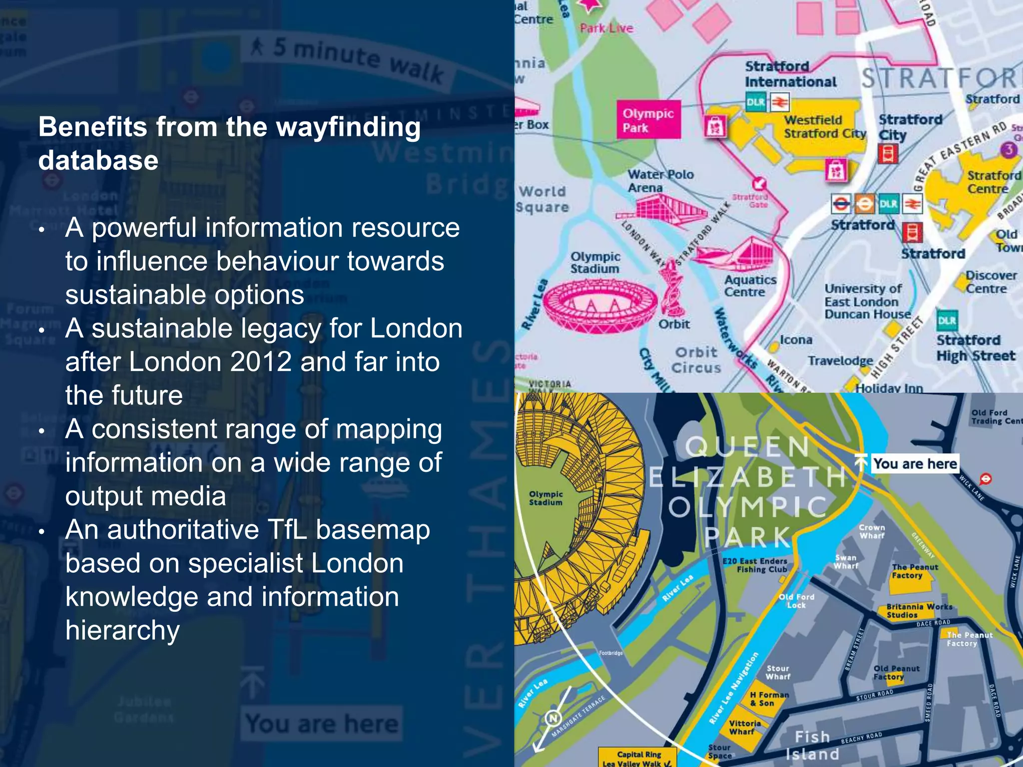 City wayfinding for sporting events | PPT