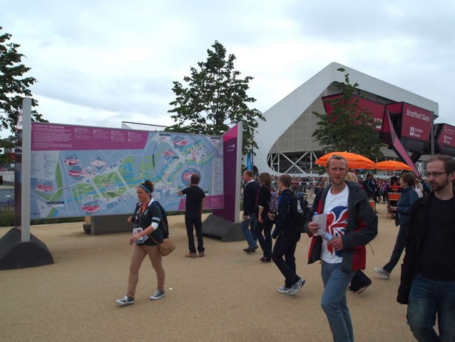 City wayfinding for sporting events | PPT