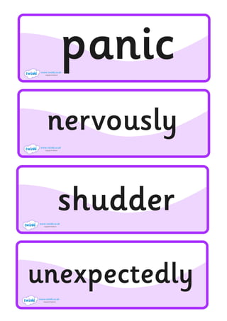 words-and-phrases-to-create-tension-suspense-and-mystery-word-cards | PDF