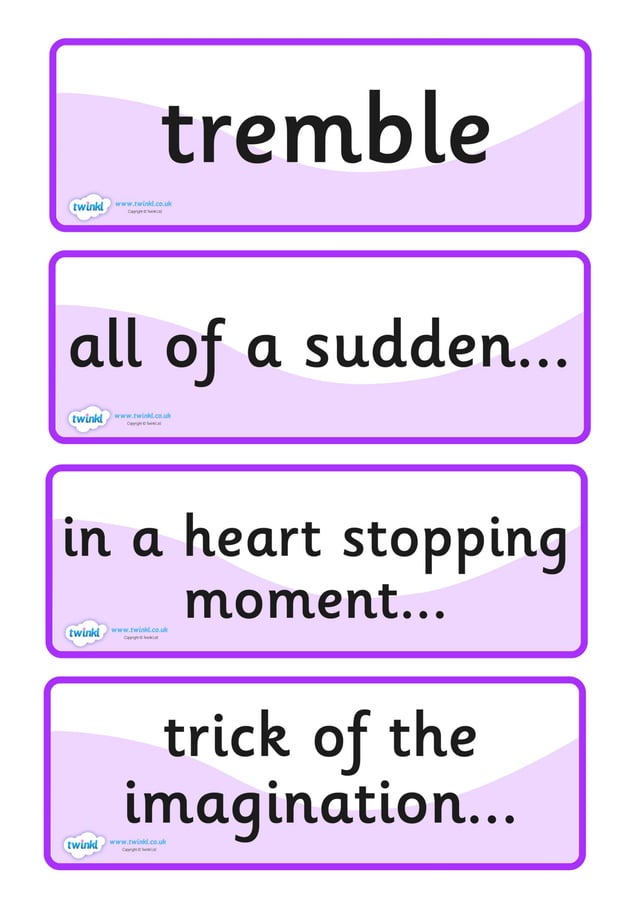words-and-phrases-to-create-tension-suspense-and-mystery-word-cards | PDF