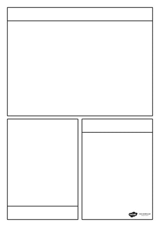 EDITABLE Blank-Comic-Book-Templates for Junior High | PDF