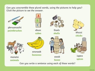 Plurals presentation | PPT