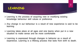 T - Learning & Learning Curve | PPTX