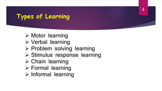 T - Learning & Learning Curve | PPTX