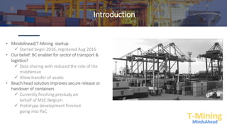 T-mining presentation at BlockChain Vlaanderen | PPTX