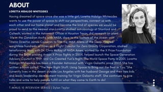 T minus 10 - Astronaut Loretta Hidalgo Whitesides | PDF