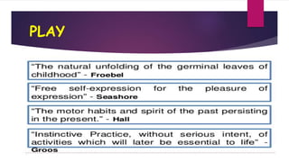 T - Play & Theories of Play | PPTX