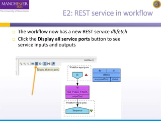 2014 Taverna tutorial REST and Biocatalogue | PPT