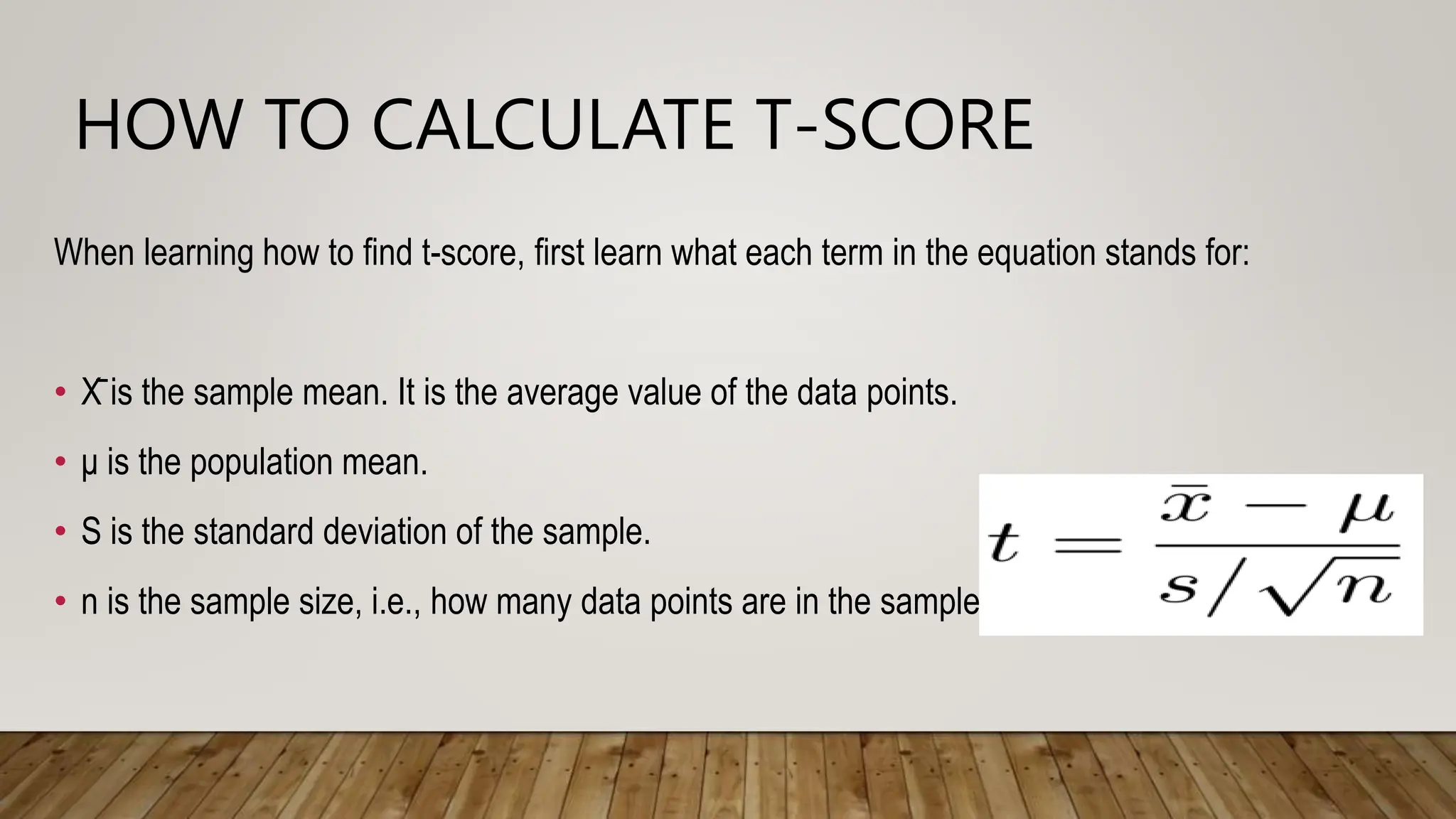 Finding the T-SCORE: a sample report.pptx