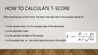 Finding the T-SCORE: a sample report.pptx