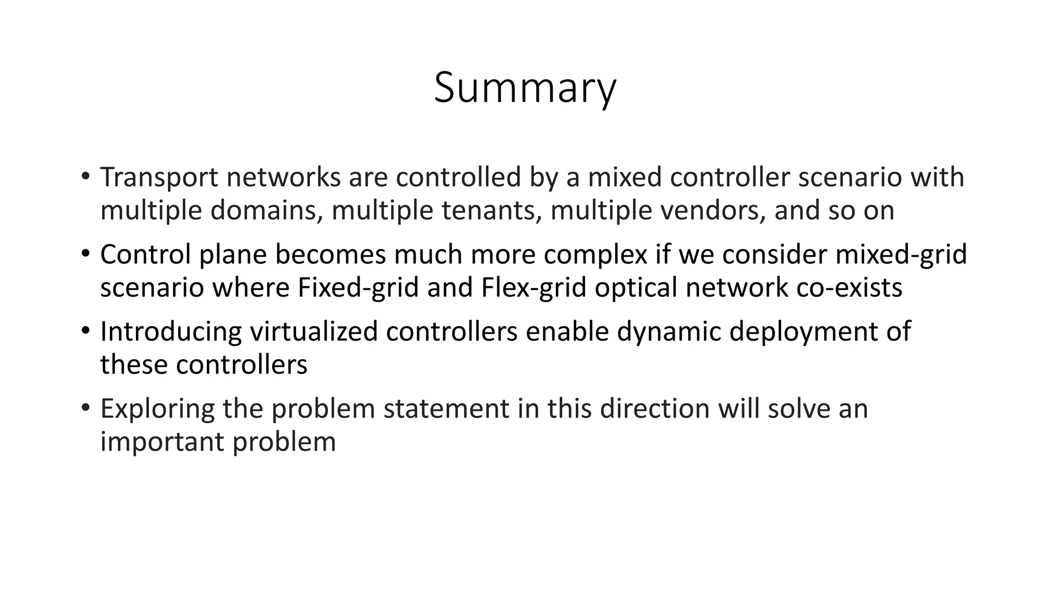 T-SDN Controllers for Transport Network | PPTX | Computer Networking | Computing