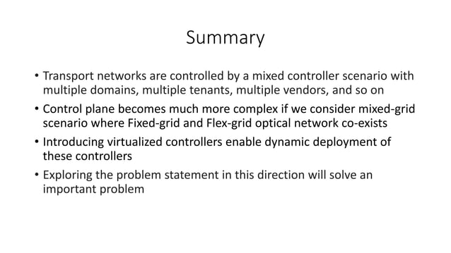 T-SDN Controllers for Transport Network | PPTX | Computer Networking | Computing