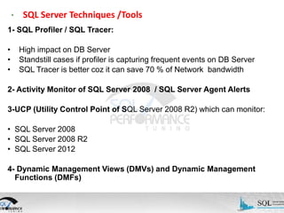 T sql performance guidelines for better db stress powers | PPT