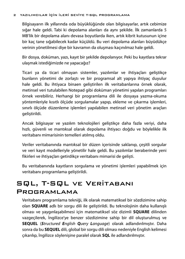 İleri Seviye T-SQL Programlama - Chapter 01 | PDF