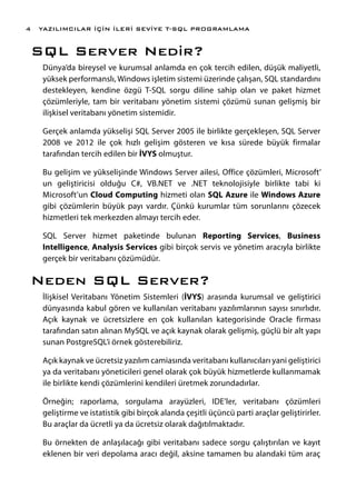İleri Seviye T-SQL Programlama - Chapter 01 | PDF