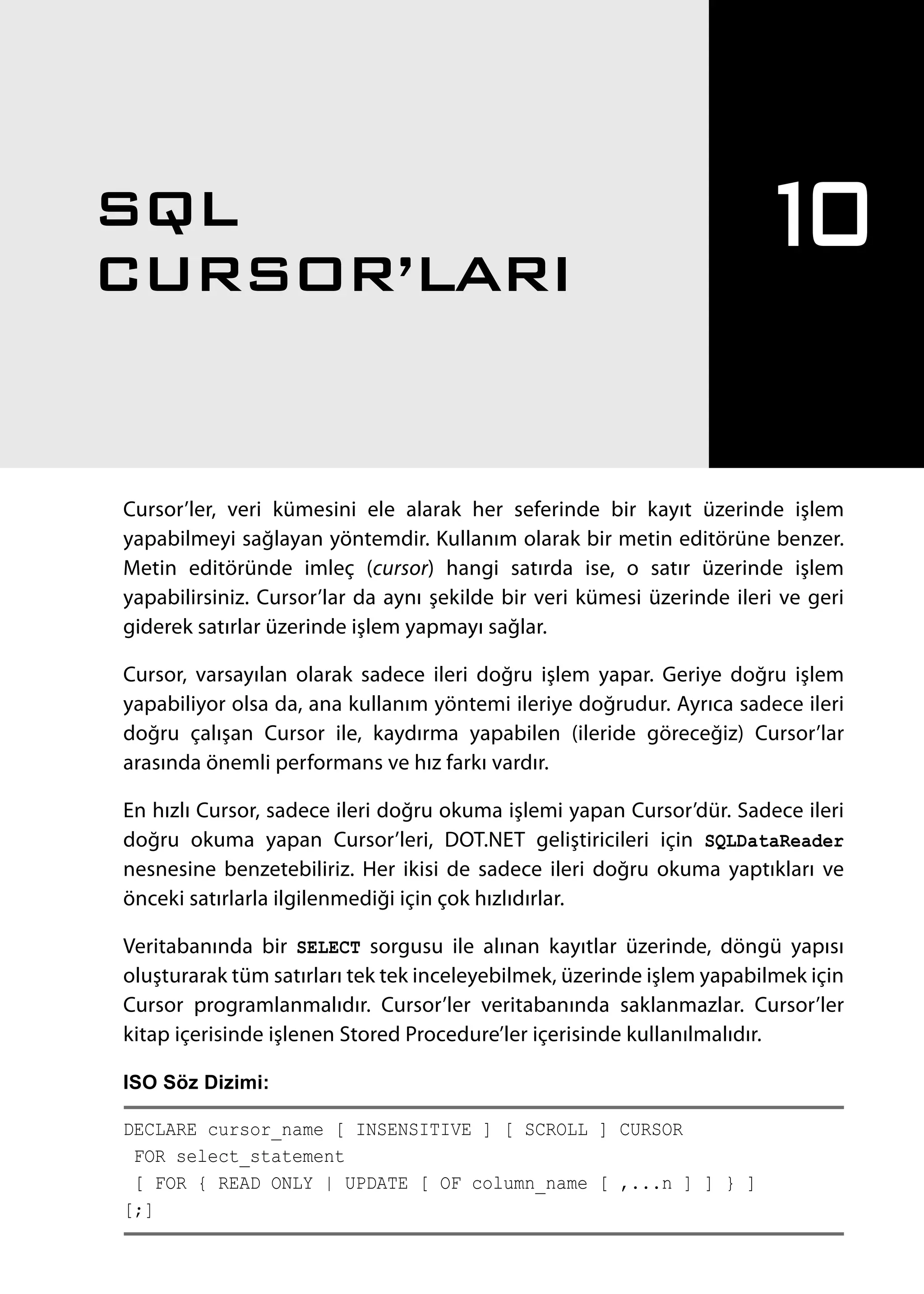 İleri Seviye T-SQL Programlama - Chapter 10 | PDF