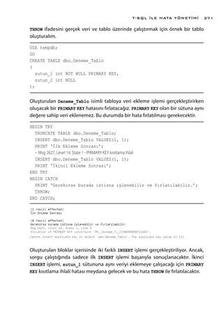 İleri Seviye T-SQL Programlama - Chapter 12 | PDF