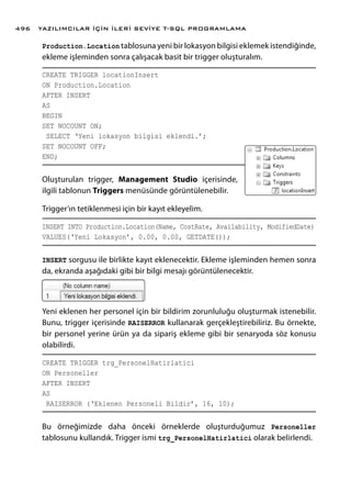 İleri Seviye T-SQL Programlama - Chapter 17 | PDF