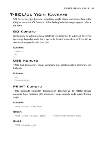 İleri Seviye T-SQL Programlama - Chapter 02 | PDF