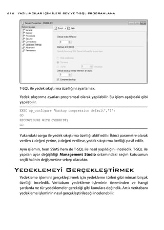 İleri Seviye T-SQL Programlama - Chapter 20 | PDF