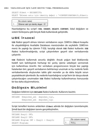 İleri Seviye T-SQL Programlama - Chapter 09 | PDF