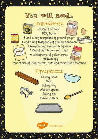 T t-14355-ginger-biscuit-recipe-cards | PDF