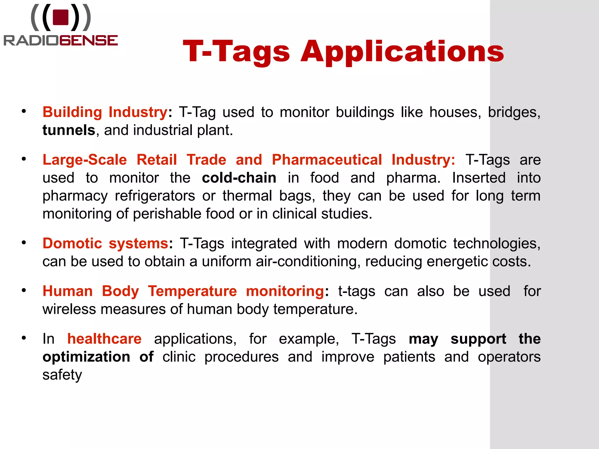 T Tags RFID Temperature Sensors | PPT