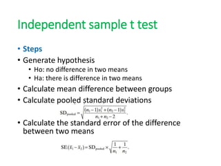 Paired T Test Formula