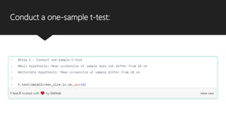 T test and types of t-test | PPTX