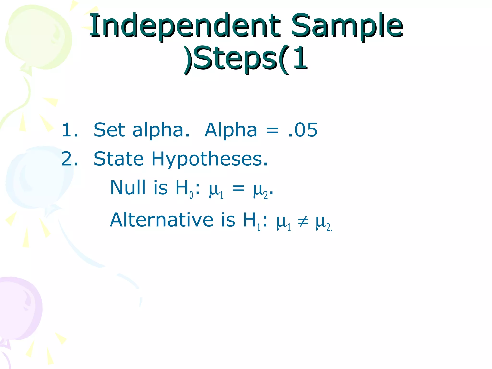 T test statistics | PPT