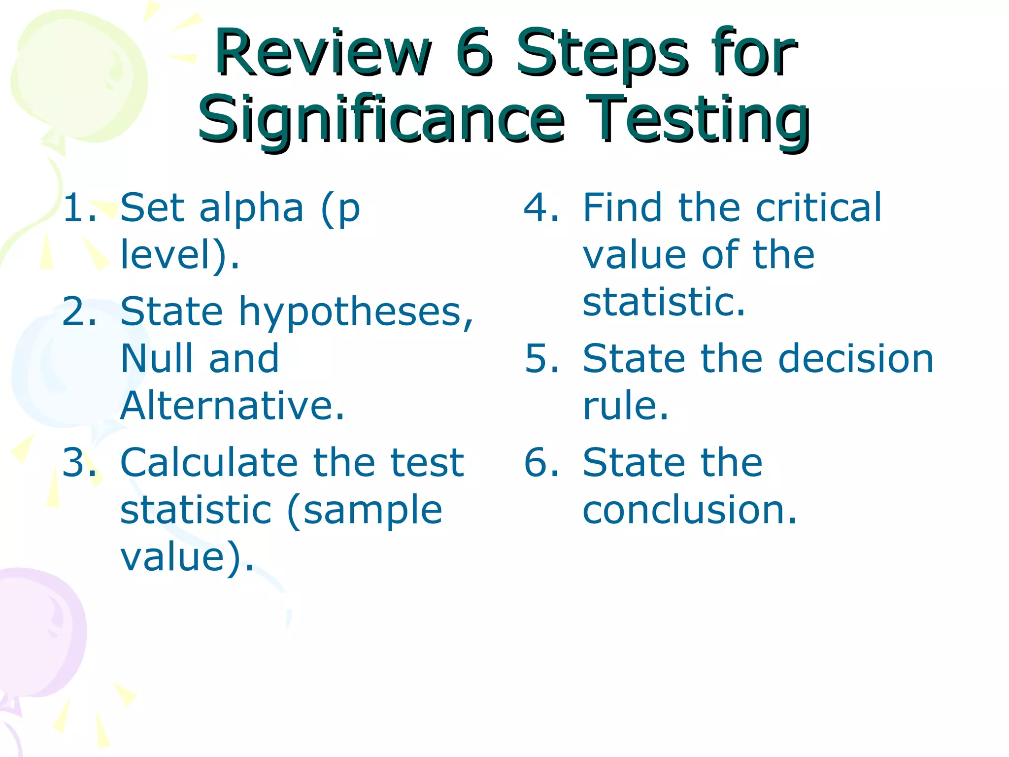 T test statistics | PPT
